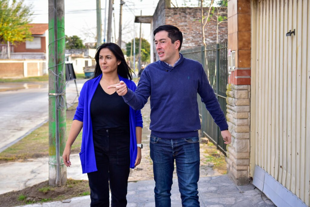Leo Nardini habilitó el pavimento de las calles San Martín, Frías y 9 ...